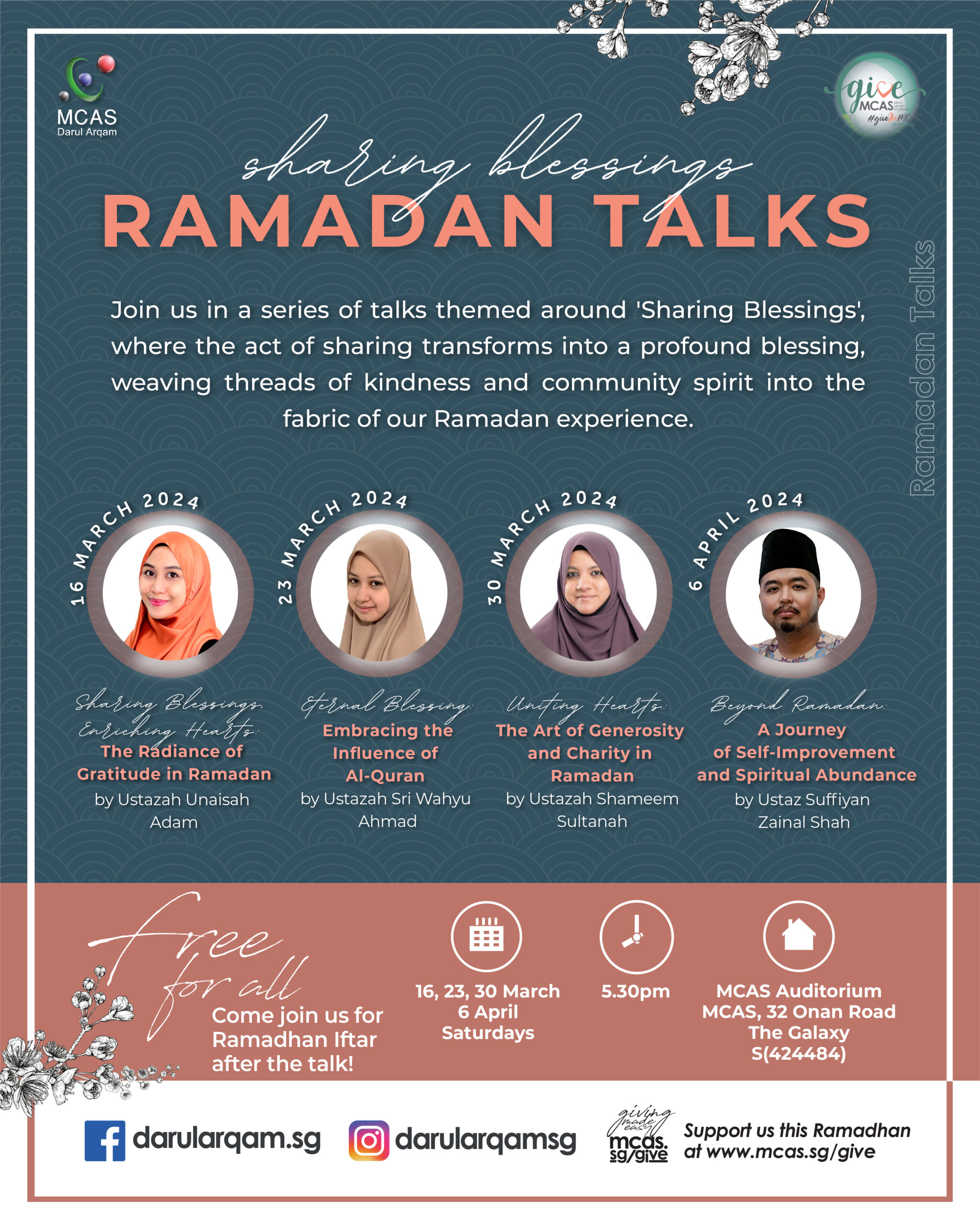 MCAS Talks – Muslim Converts' Association of Singapore