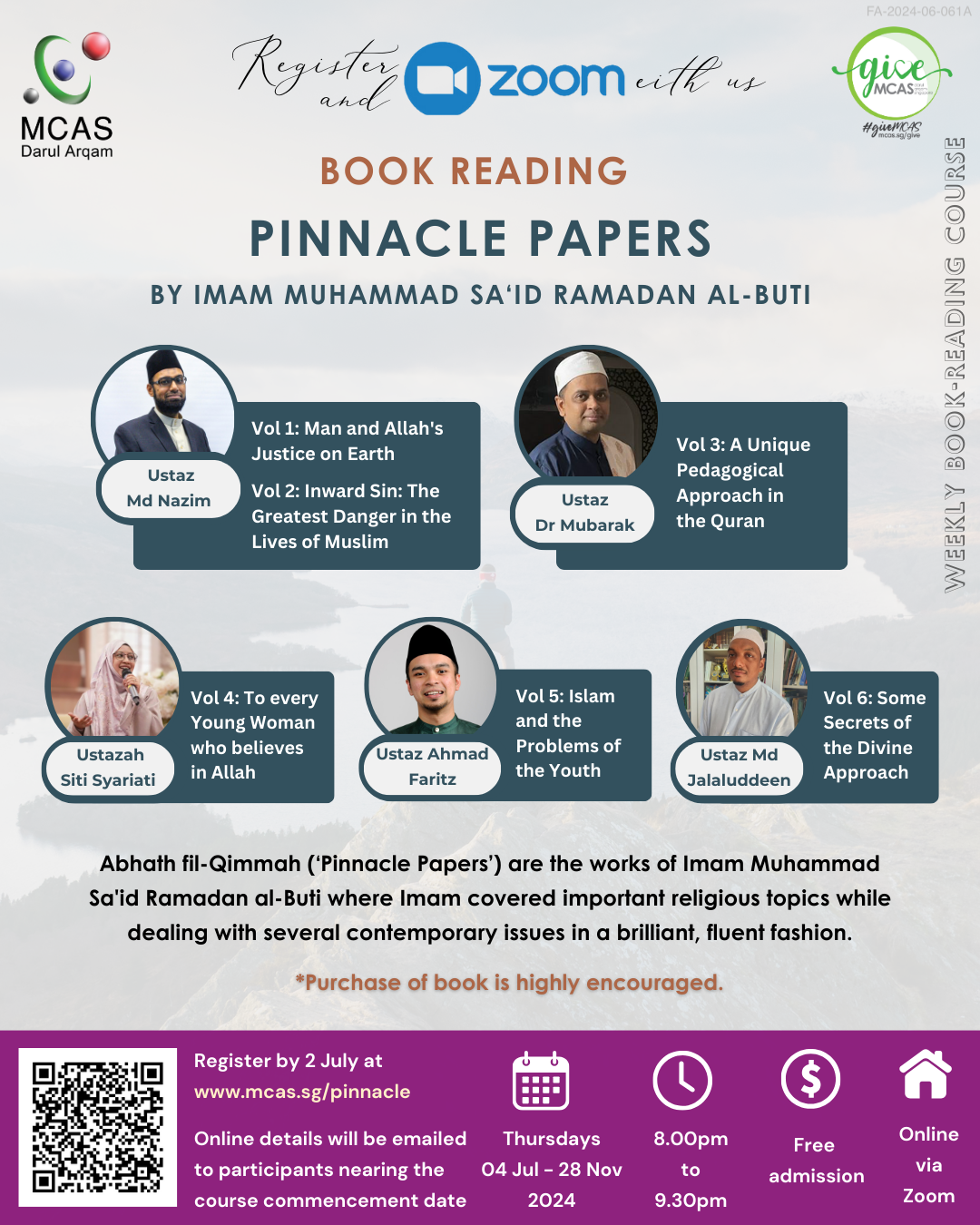 Ongoing Classes – Muslim Converts' Association of Singapore